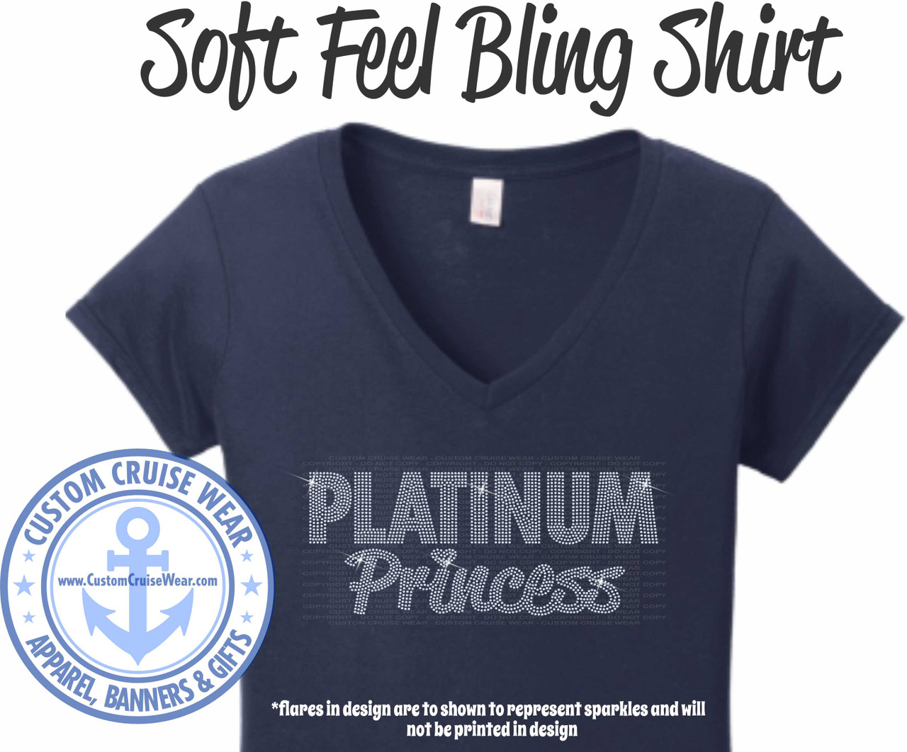 Platinum Princess Bling - Custom Cruise Wear
