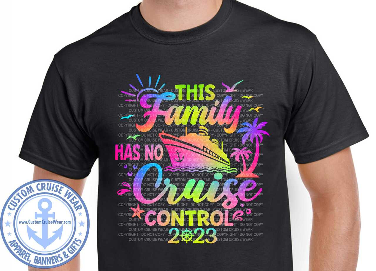 This Family Has No Cruise Control Ship with Palm Trees Multi Color ...