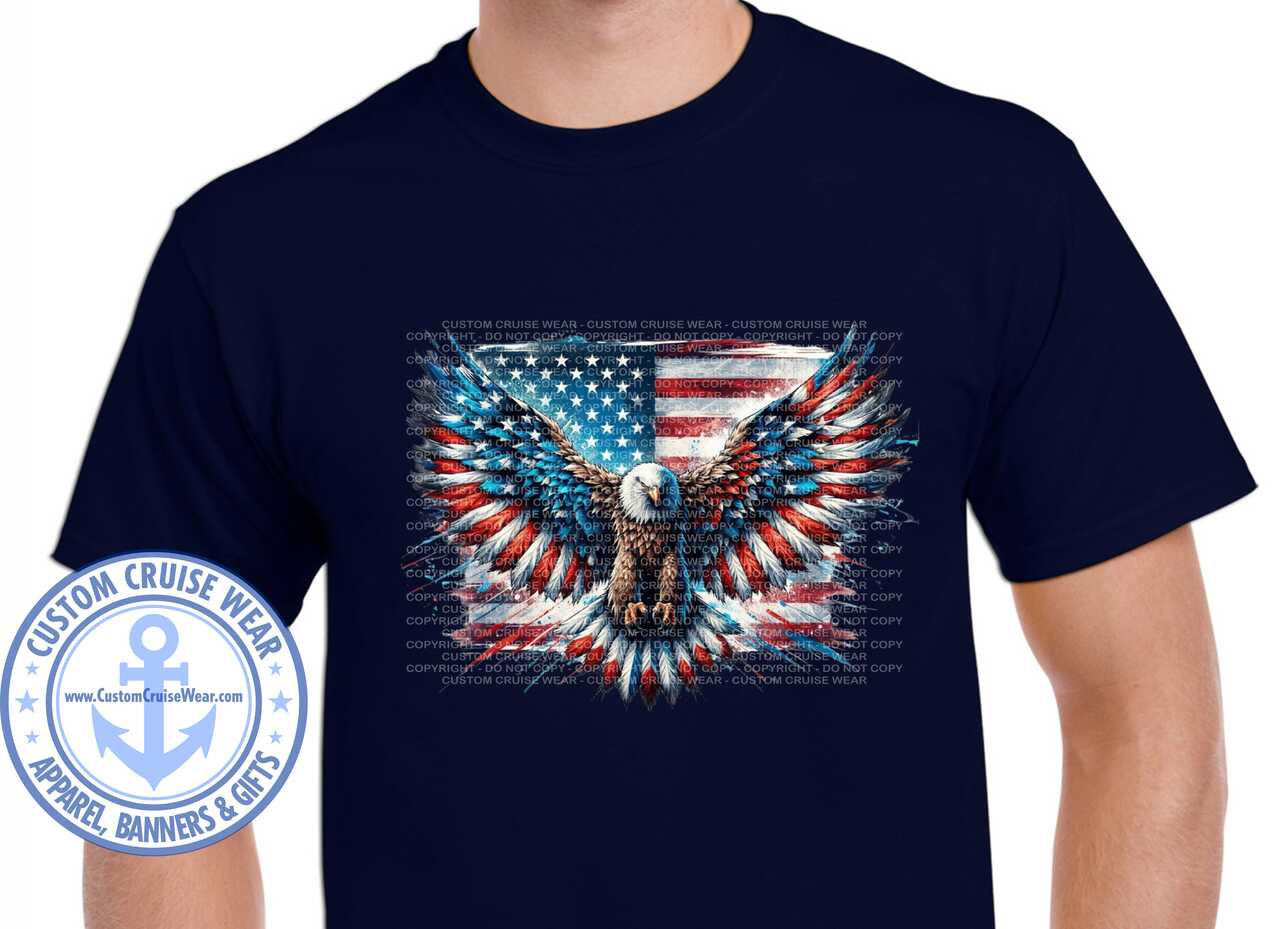 American Flag Eagle - Custom Cruise Wear