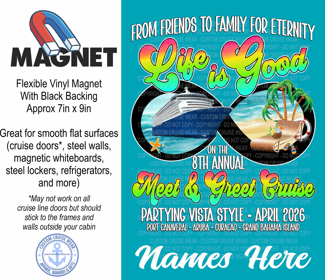 041826VISMEET APRIL 18 2026 VISTA INFINITY MEET & GREET CRUISE - MAGNET ...