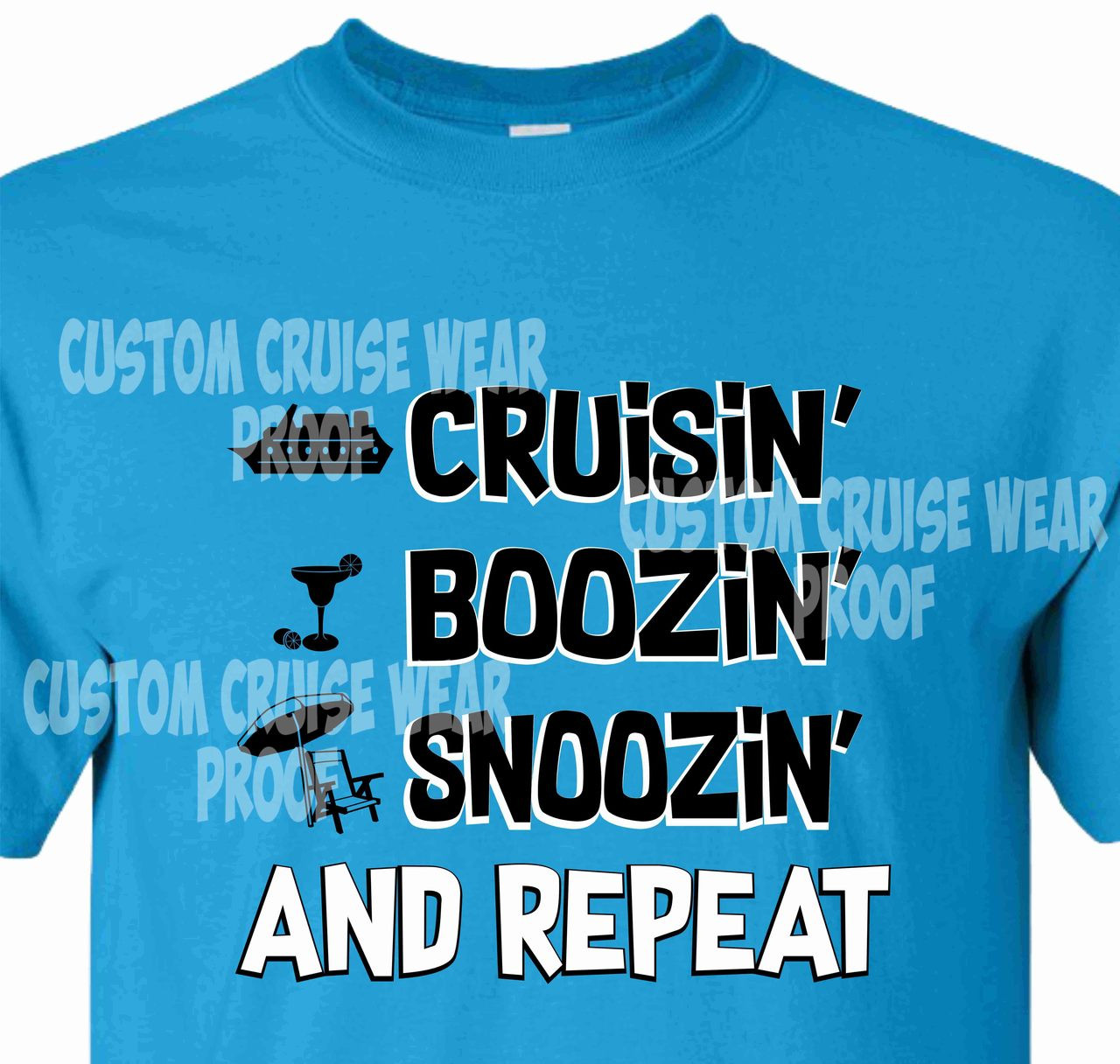 Boozin' and Cruisin' Birthday with Cartoon Character BANNER - Custom ...