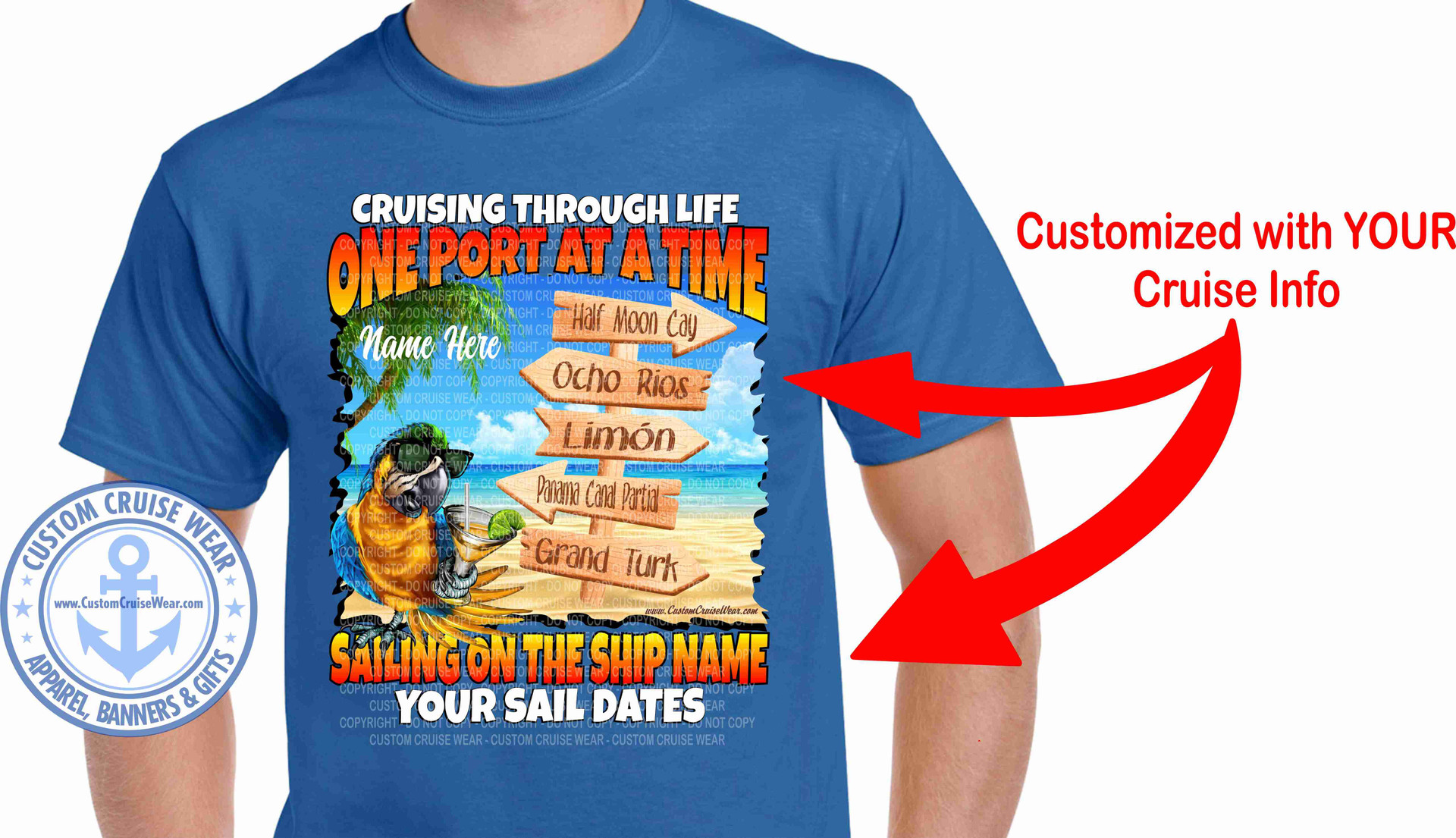 Cruising Through Life Characters Sitting On Beach DOOR SIGN - Custom ...