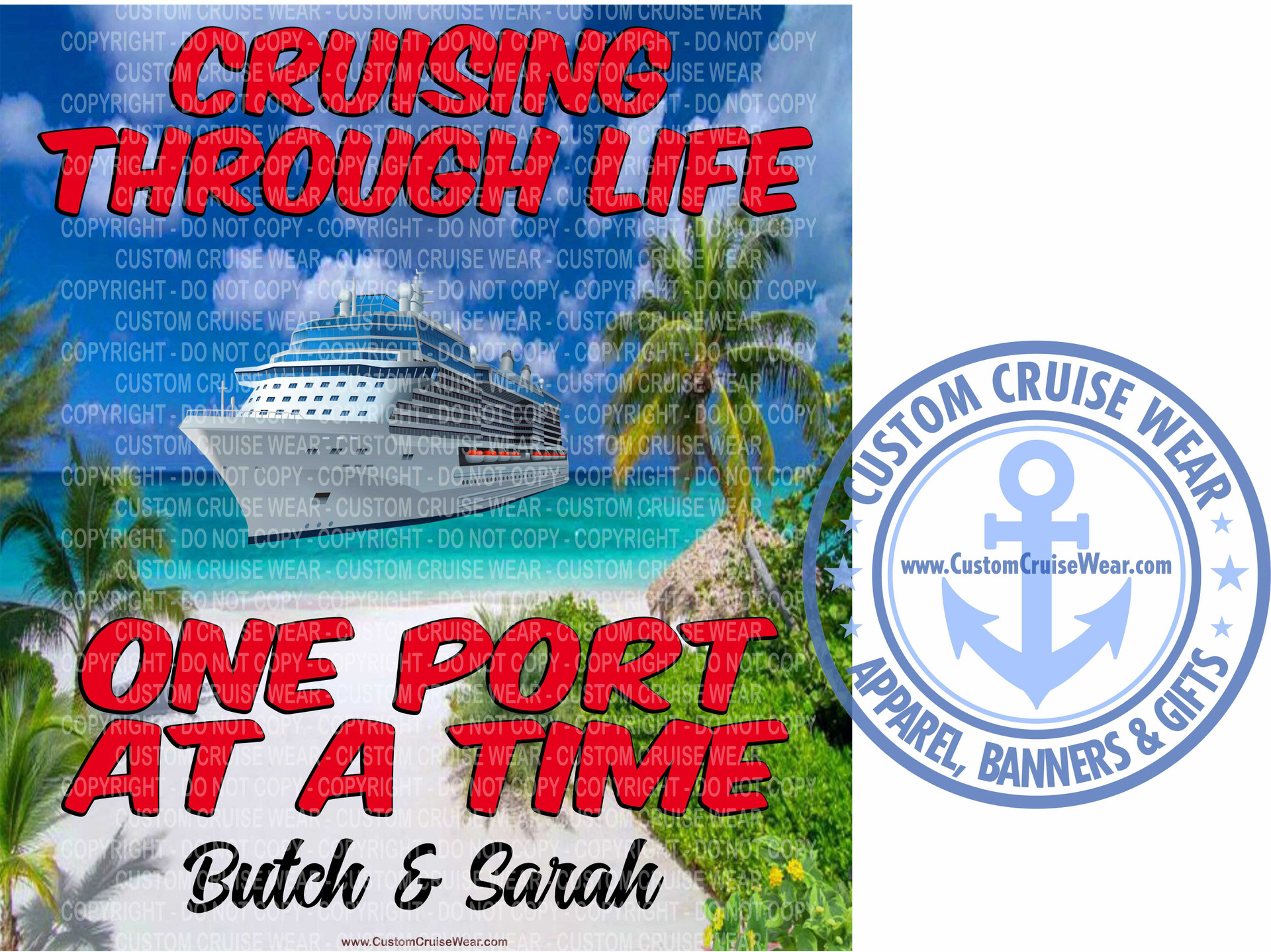 Cabin Door Gear - Signs - Page 1 - Custom Cruise Wear