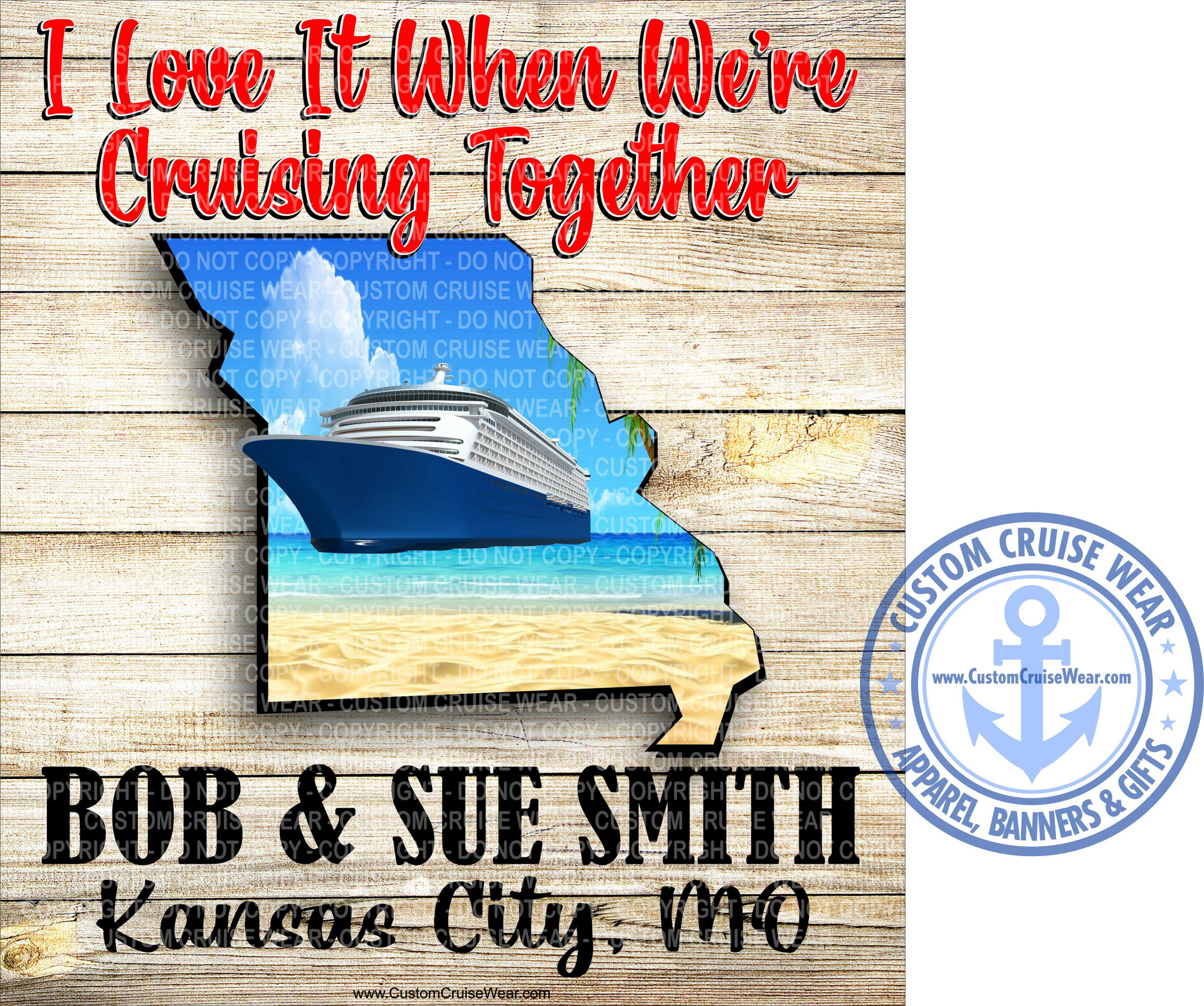 Cabin Door Gear - Signs - Page 1 - Custom Cruise Wear
