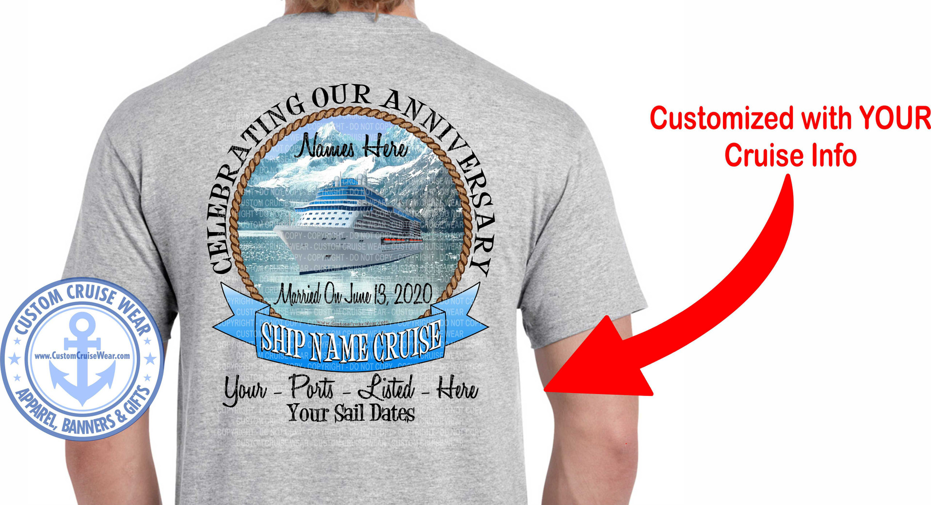 Custom Cruise Shirts - Anniversary - Page 1 - Custom Cruise Wear