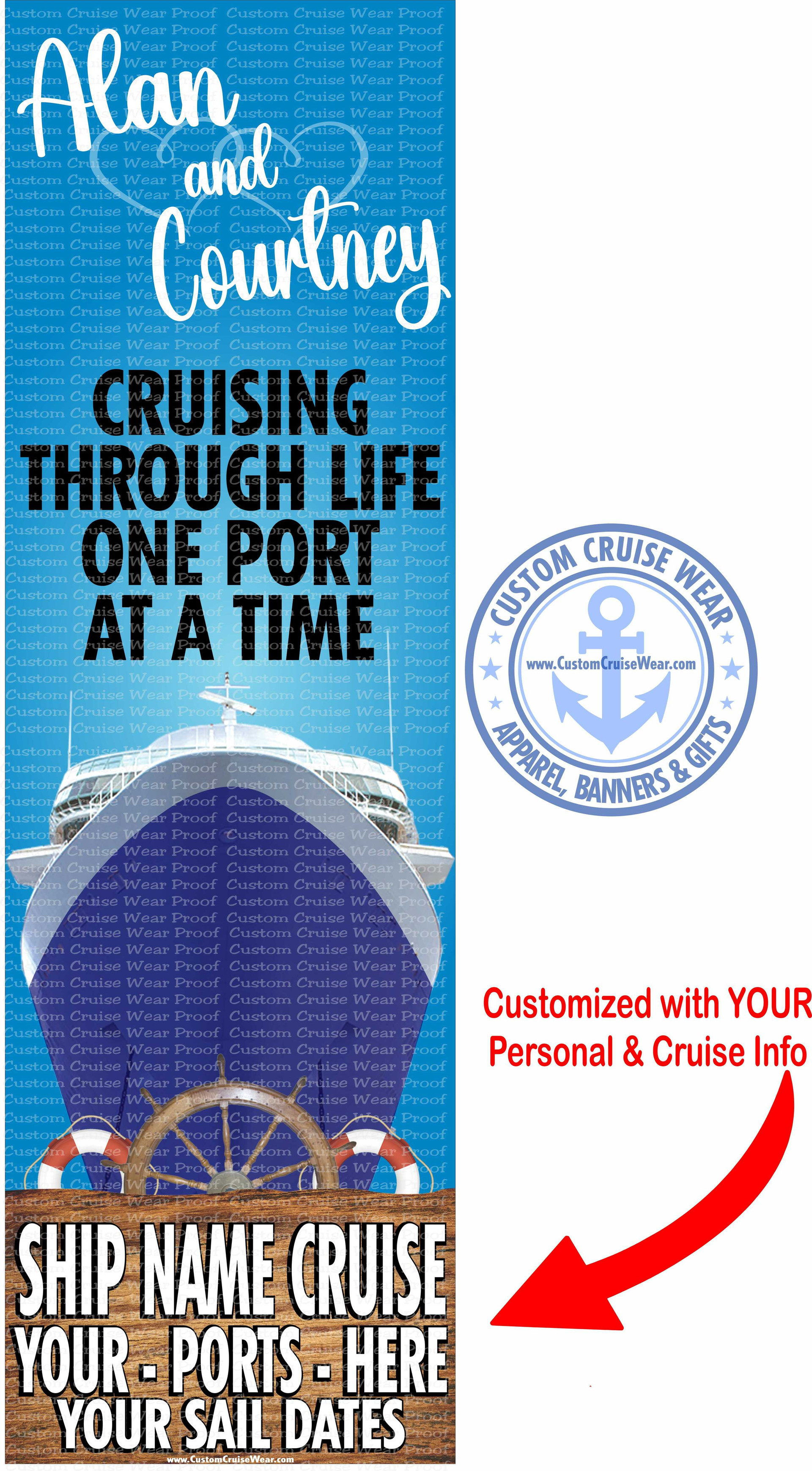 Cruising Through Life Ship Front - It Doesn't Matter Where You Go ...