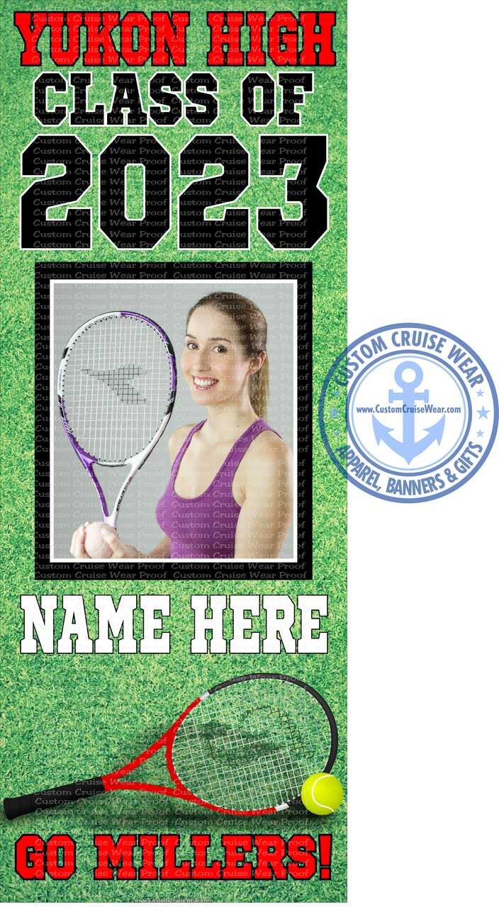 Senior Graduation TENNIS - Custom Cruise Wear