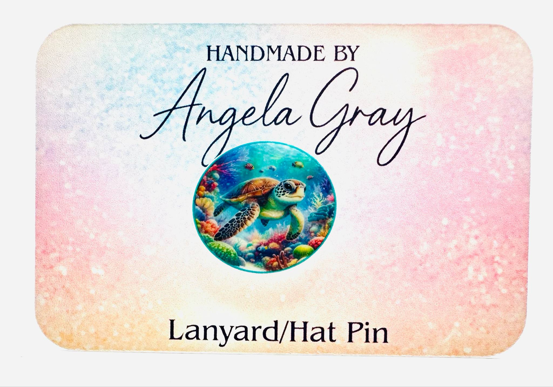 Underwater Sea Turtle Pin - Custom Cruise Wear