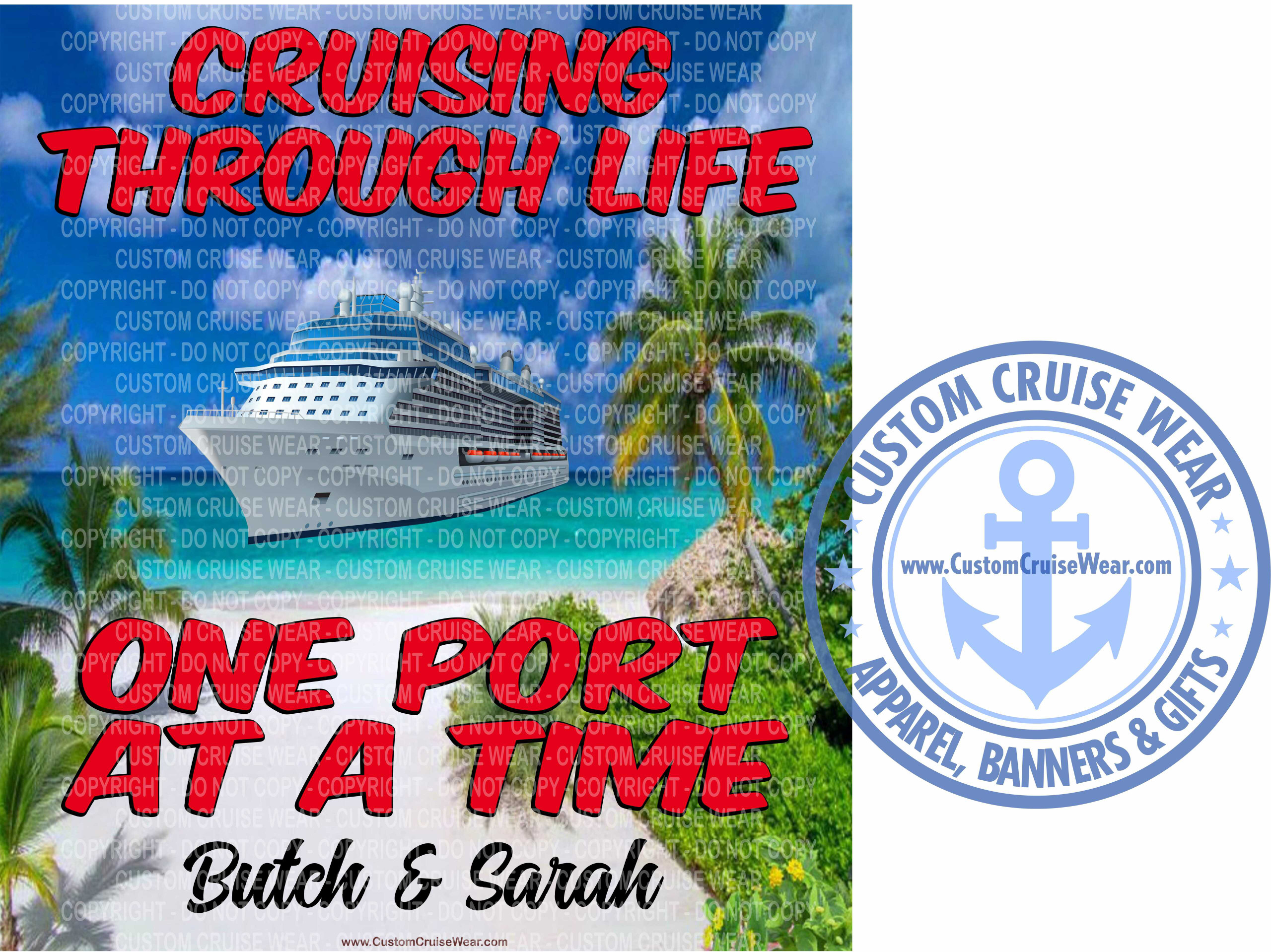 Cabin Door Gear - Signs - Page 1 - Custom Cruise Wear