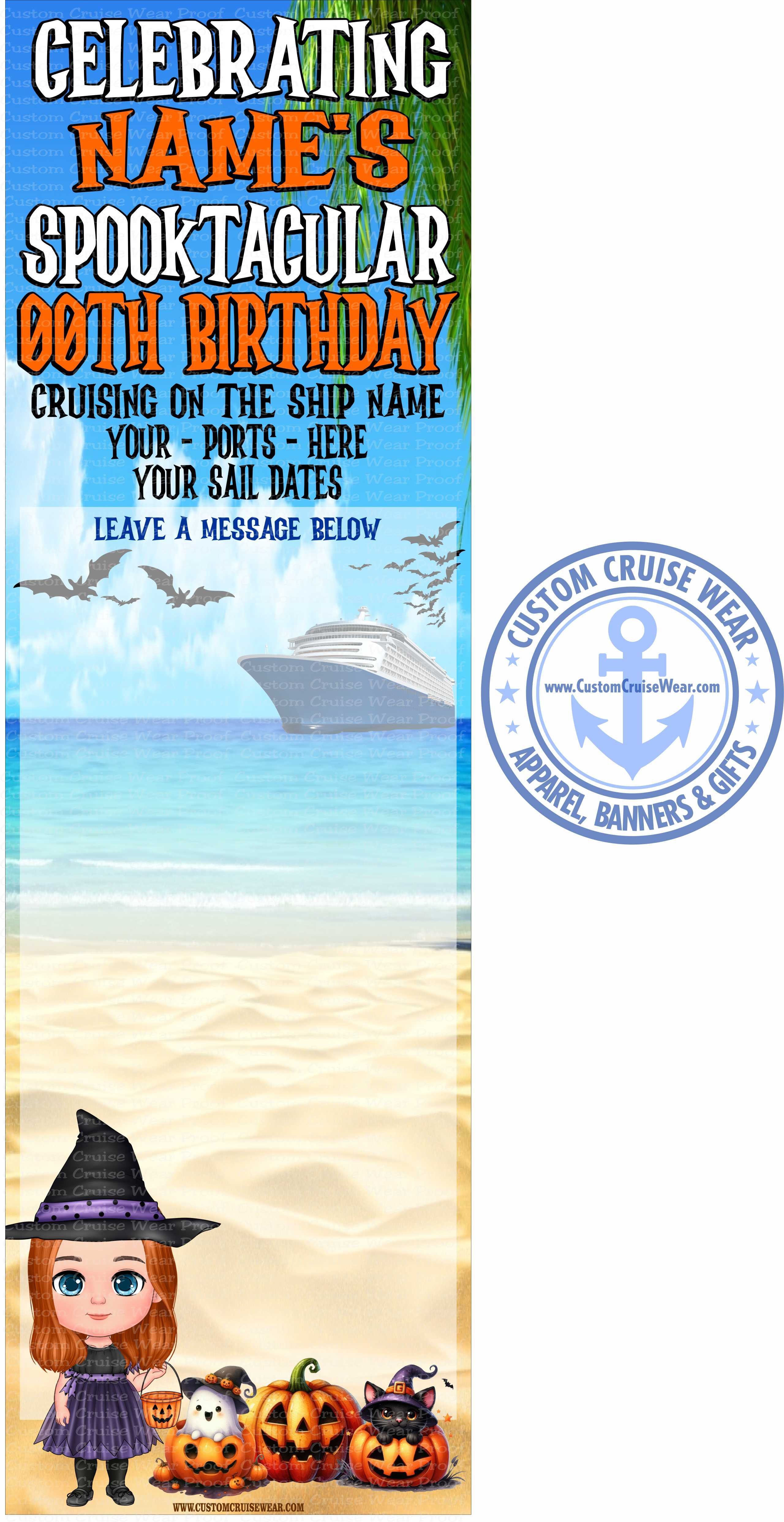 Cabin Door Banners, Signs & More - Banners - Page 1 - Custom Cruise Wear