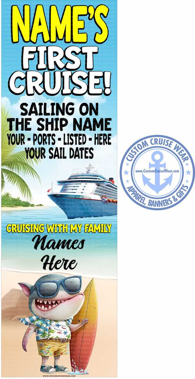 Cabin Door Banners, Signs & More - Banners - Page 1 - Custom Cruise Wear