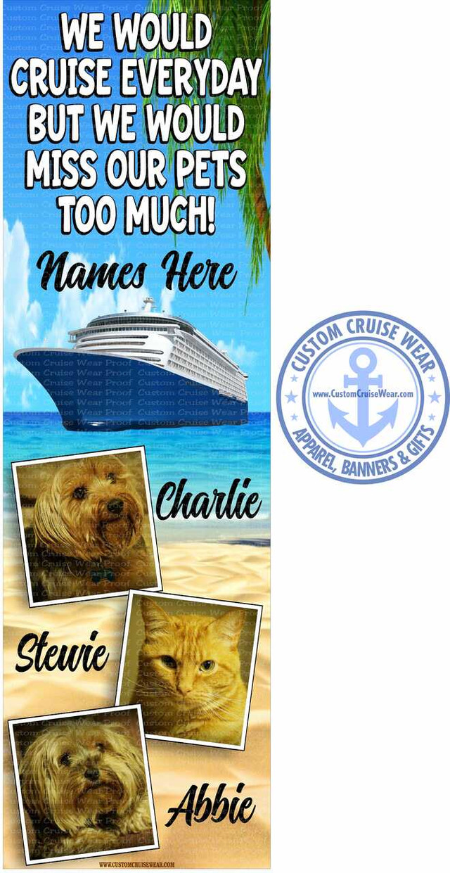Cabin Door Banners, Signs & More - Banners - Page 1 - Custom Cruise Wear