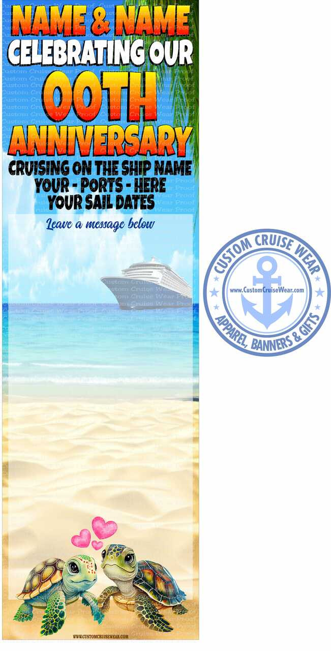 Cabin Door Banners, Signs & More - Page 1 - Custom Cruise Wear