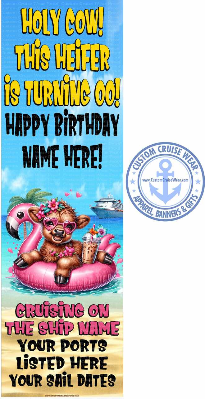 Cabin Door Banners, Signs & More - Banners - Page 1 - Custom Cruise Wear