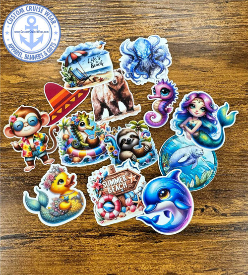 Sticker Grab Bag - Blind Pack of 6 Mini Stickers - Designs May Vary ...
