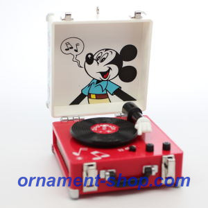2019 Disney - Mickey Mouse Record Player Ornament | Ornament Shop