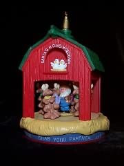 1990 Santas Ho-Ho-Ho Down Christmas Ornament | The Ornament Shop
