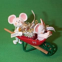 1995 Delivering Kisses Christmas Ornament | The Ornament Shop
