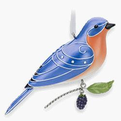 2010 Beauty Of Birds #6 - Eastern Bluebird Hallmark Ornament