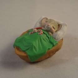 1986 Mouse In Shell Christmas Merry Miniature | The Ornament Shop