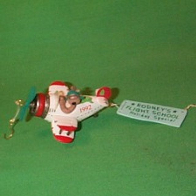 1992 Rodney Takes Flight Christmas Ornament The Ornament Shop