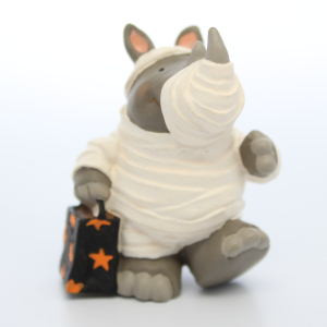 1995 Rhino Mummy Halloween Merry Miniature | The Ornament Shop