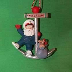 1991 Santa Sailor Christmas Ornament | The Ornament Shop