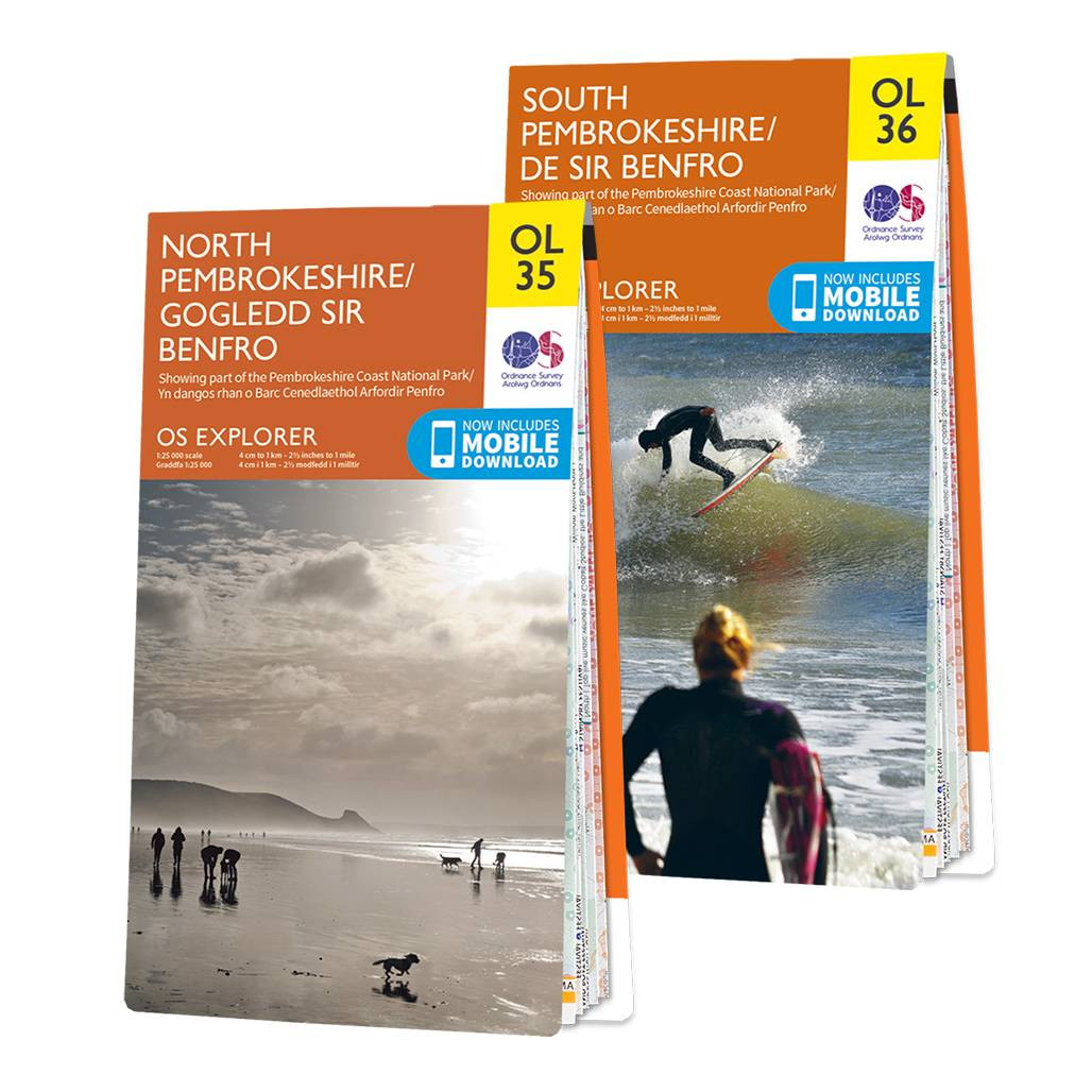 OS Explorer Northumberland map set | Explorer Map | Ordnance Survey Shop