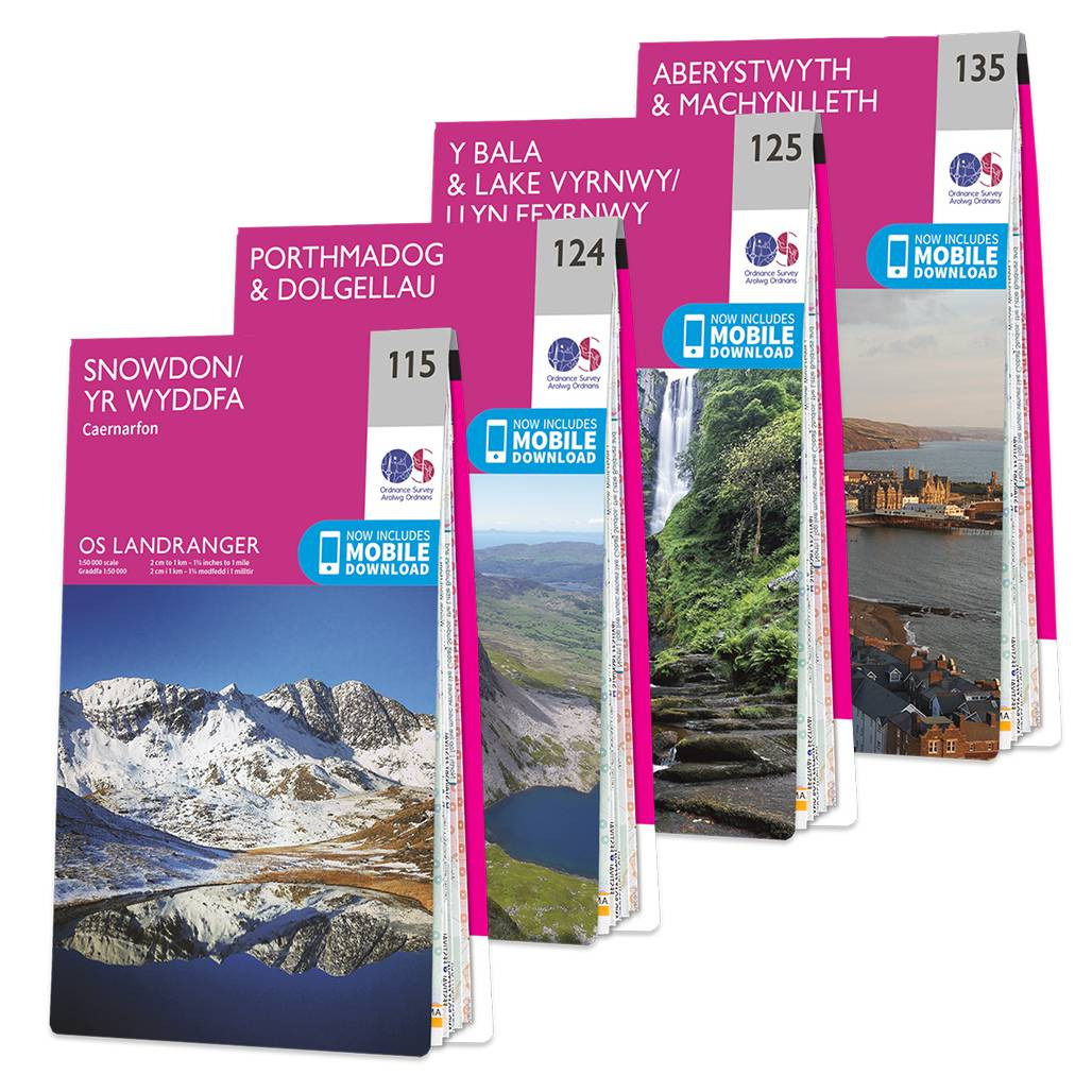 OS Map of Snowdon | Explorer OL17 Map | Ordnance Survey Shop