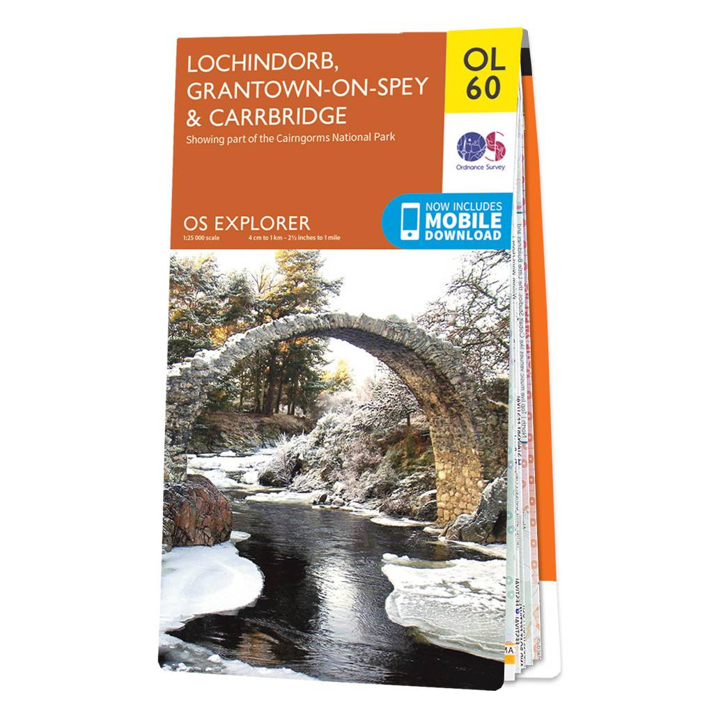OS Map of Grantown & Aviemore | Landranger 36 Map | Ordnance Survey Shop