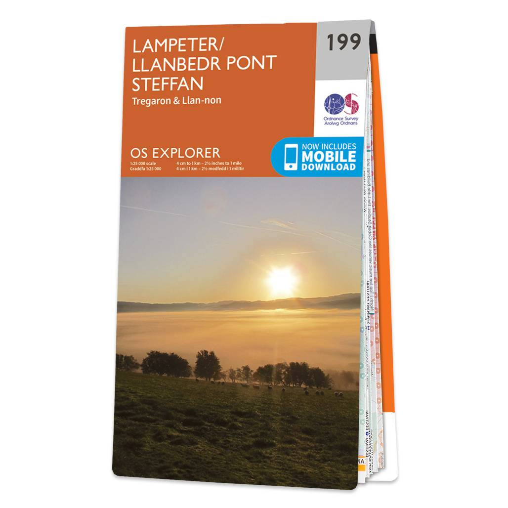 OS Map of Lampeter & Llandovery | Landranger 146 Map | Ordnance Survey Shop