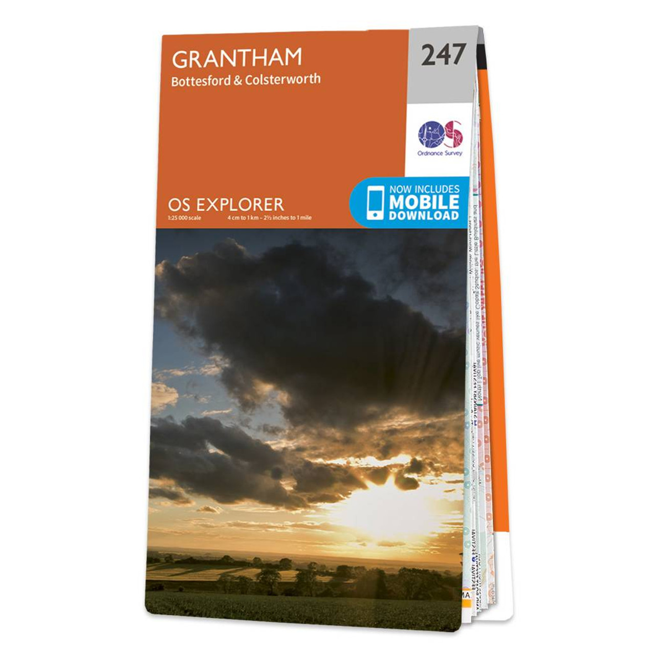 OS Map Of Grantham Landranger 130 Map Ordnance Survey Shop os-map-of-grantham-landranger-130-map-ordnance-survey-shop