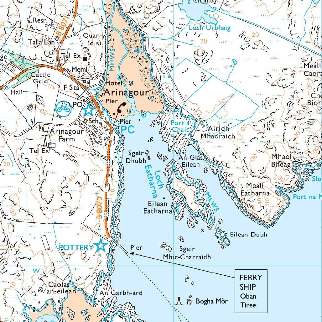 OS Map of Coll & Tiree Explorer | Explorer 372 Map | Ordnance Survey Shop