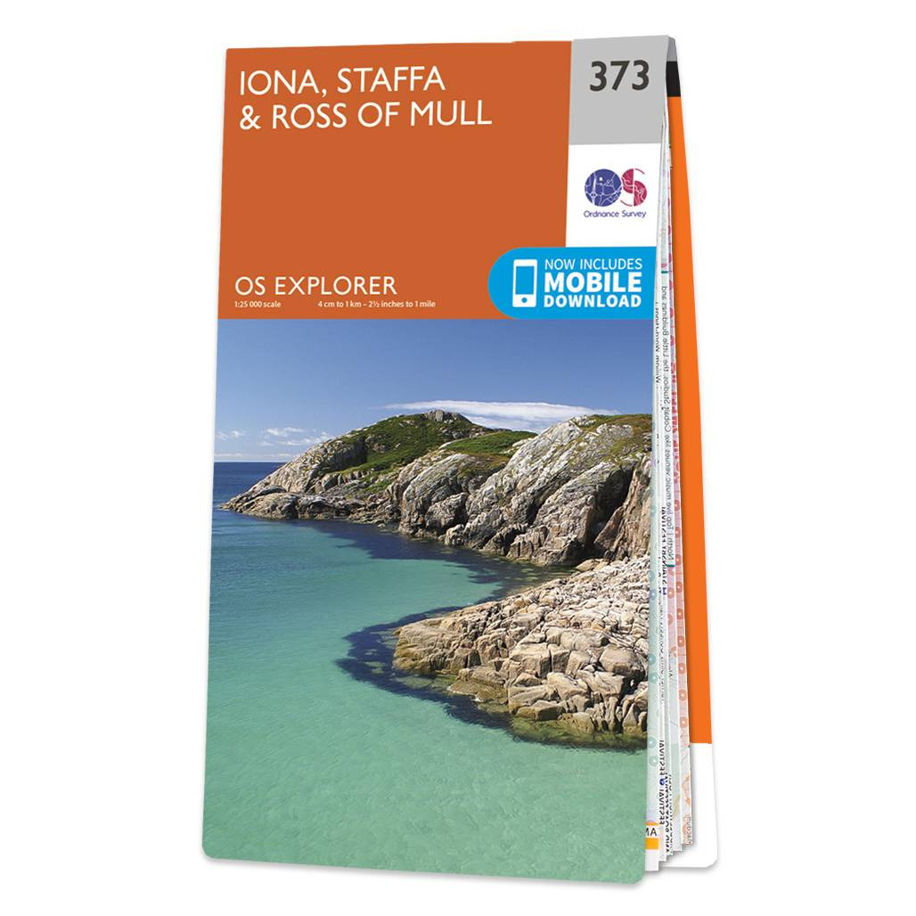 OS Map of Iona & West Mull | Landranger 48 Map | Ordnance Survey Shop