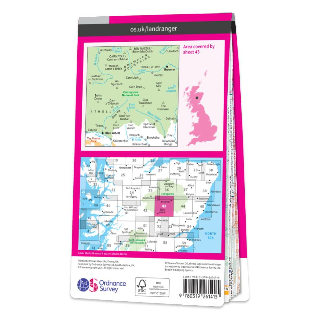 OS Map of Atholl | Explorer OL51 Map | Ordnance Survey Shop