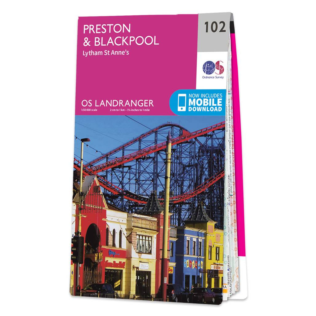 OS Map of Blackpool & Preston | Explorer 286 Map | Ordnance Survey Shop