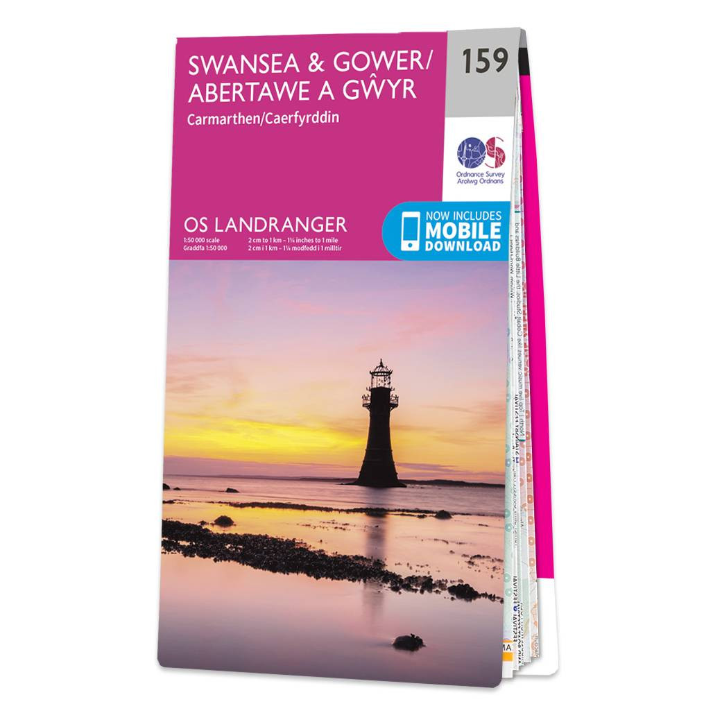 OS Map of Gower | Explorer 164 Map | Ordnance Survey Shop