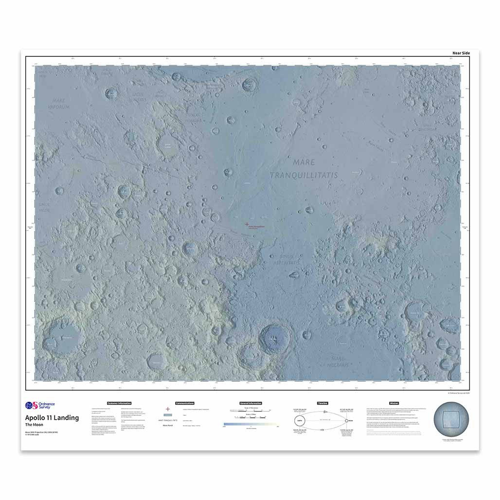 Flat maps, wall maps and poster maps from Ordnance Survey