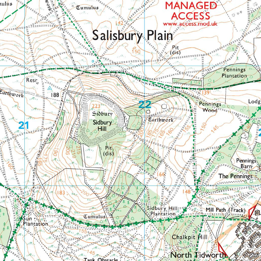 OS Map of Romsey, Andover & Test Valley | Explorer 131 Map | Ordnance ...