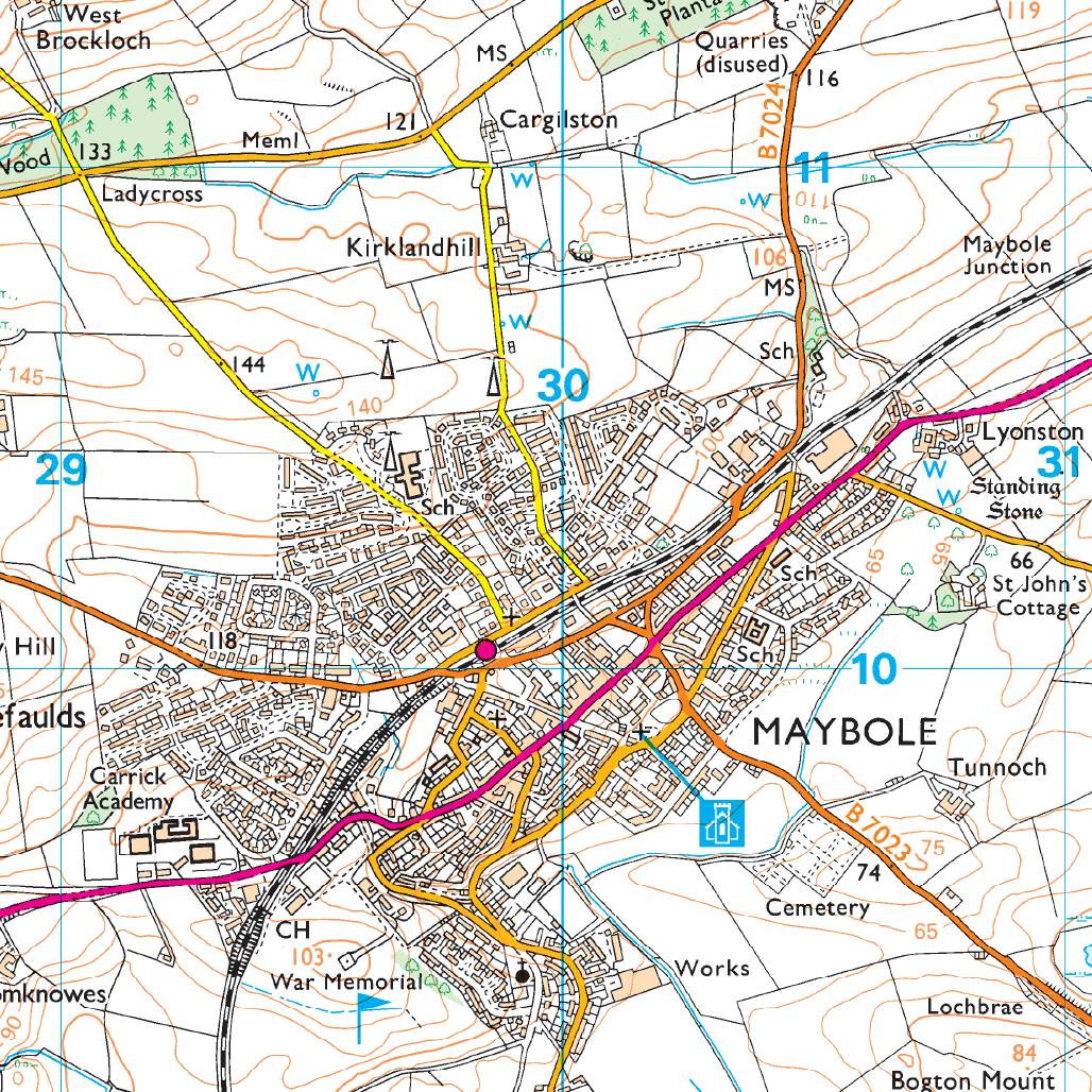 OS Map of Ayr & Troon | Explorer 326 Map | Ordnance Survey Shop