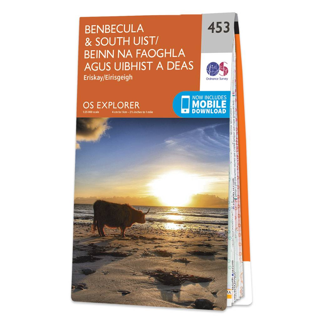 OS Map of Benbecula & South Uist | Landranger 22 Map | Ordnance Survey Shop
