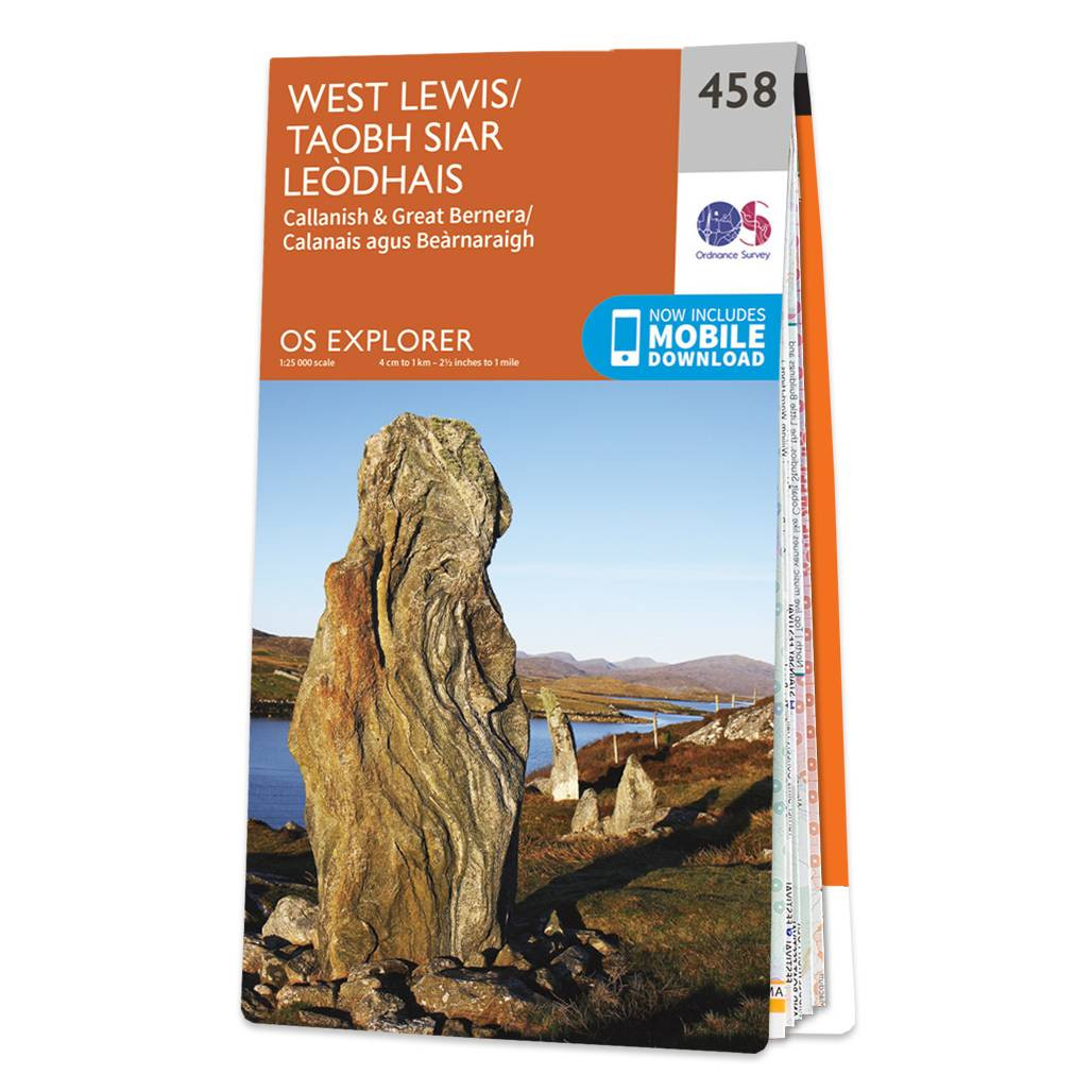 OS Map of North Lewis | Explorer 460 Map | Ordnance Survey Shop