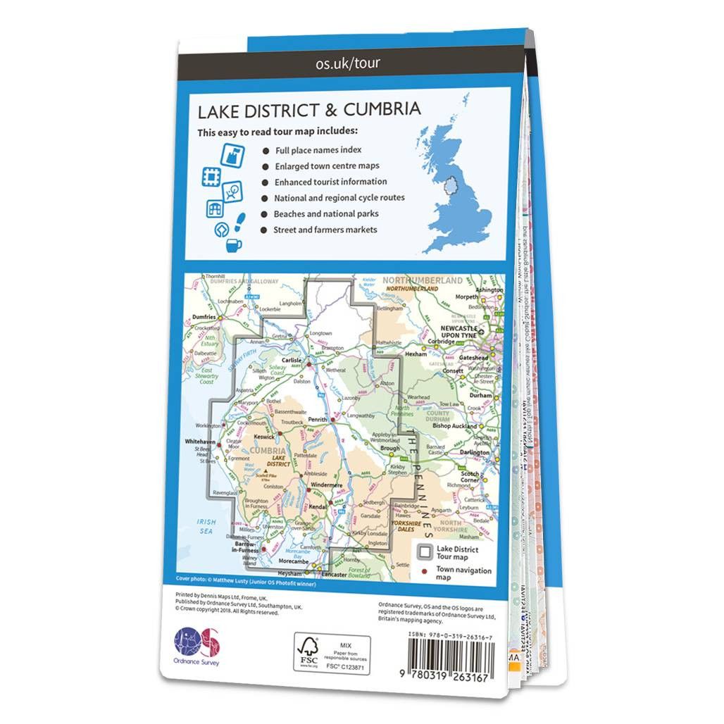 OS Explorer Lake District map set | Explorer Map | Ordnance Survey Shop