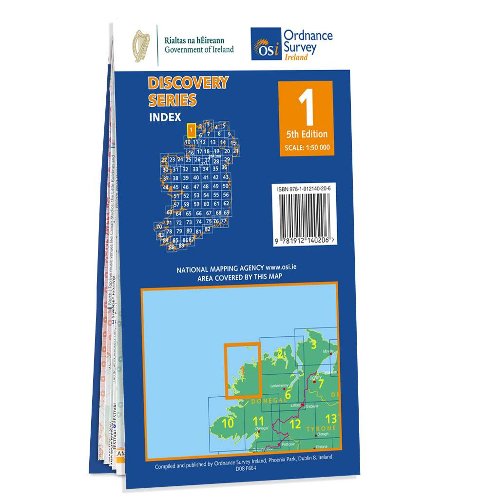 Ordnance Survey Ireland (OSI) Discovery Maps