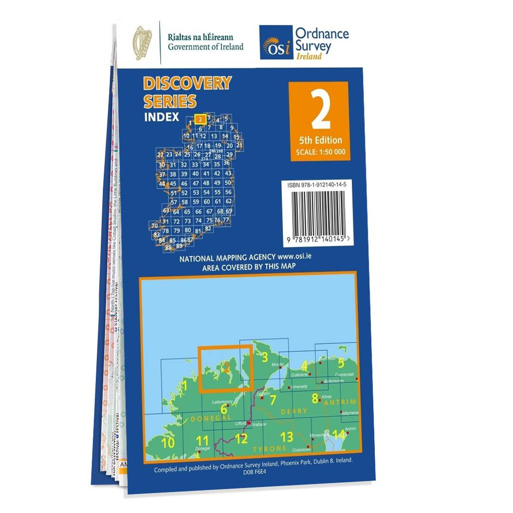 Ordnance Survey Ireland (OSI) Discovery Maps