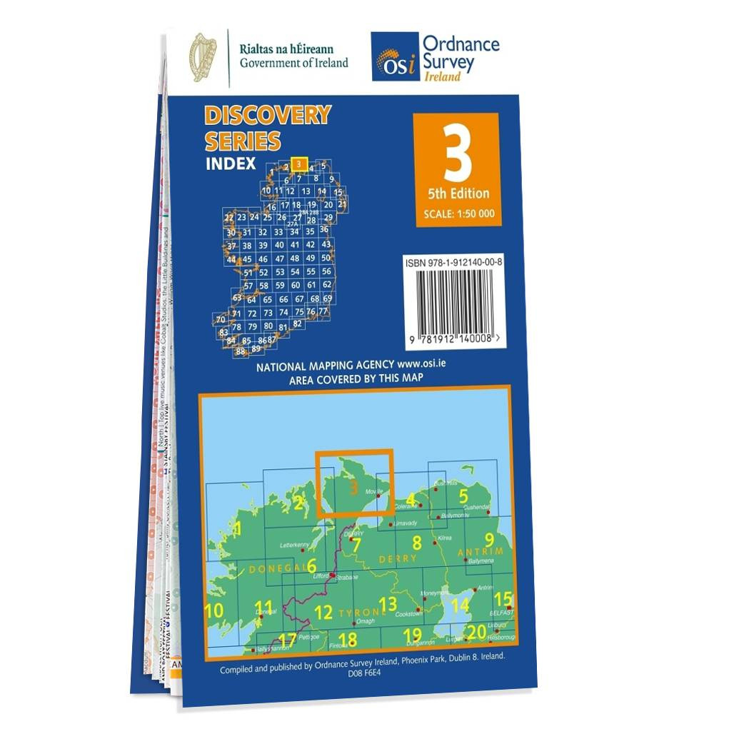 Ordnance Survey Ireland (OSI) Discovery Maps