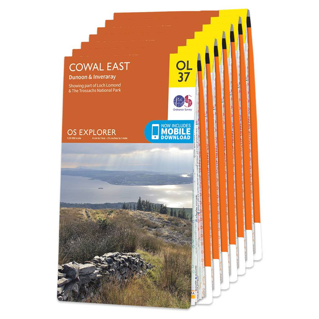 OS Map of Loch Lomond North | Explorer OL39 Map | Ordnance Survey Shop