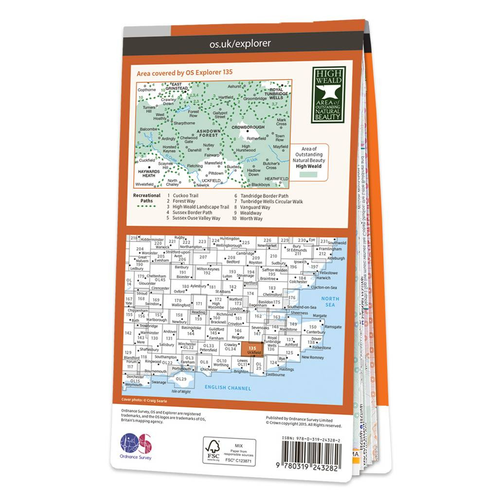 OS Map of New Forest | Explorer OL22 Map | Ordnance Survey Shop