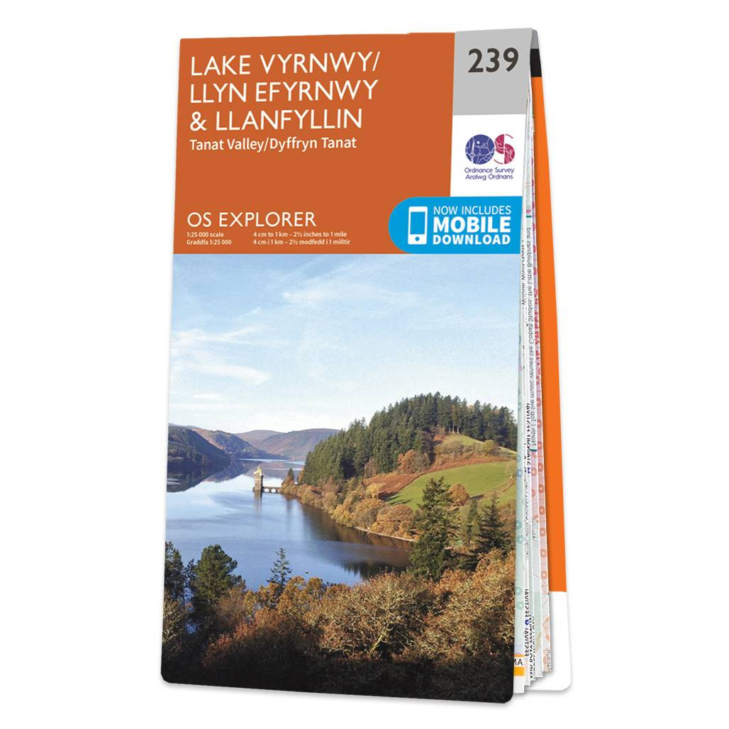 OS Map of Cadair Idris & Bala Lake | Explorer OL23 Map | Ordnance ...