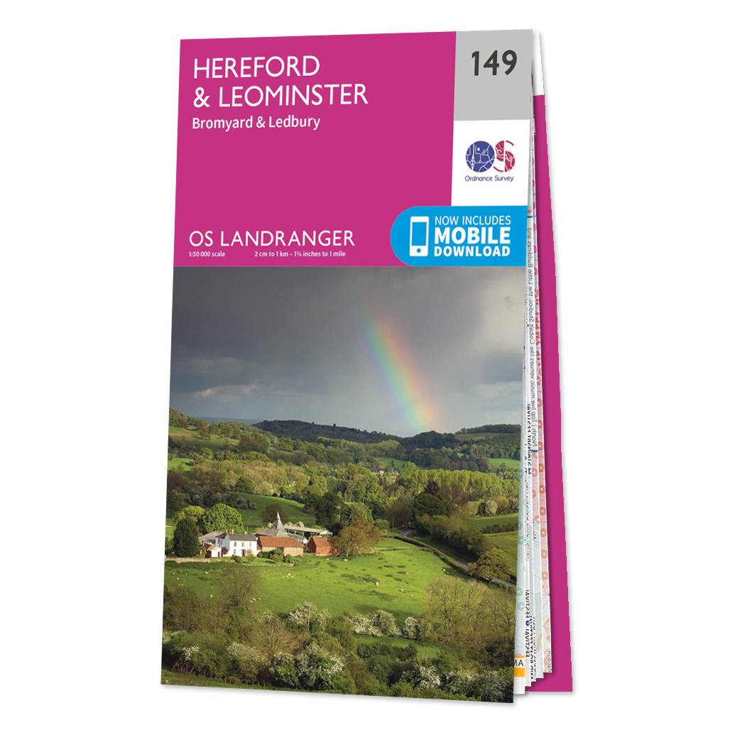 OS Map of Hereford & Ross-on-Wye | Explorer 189 Map | Ordnance Survey Shop